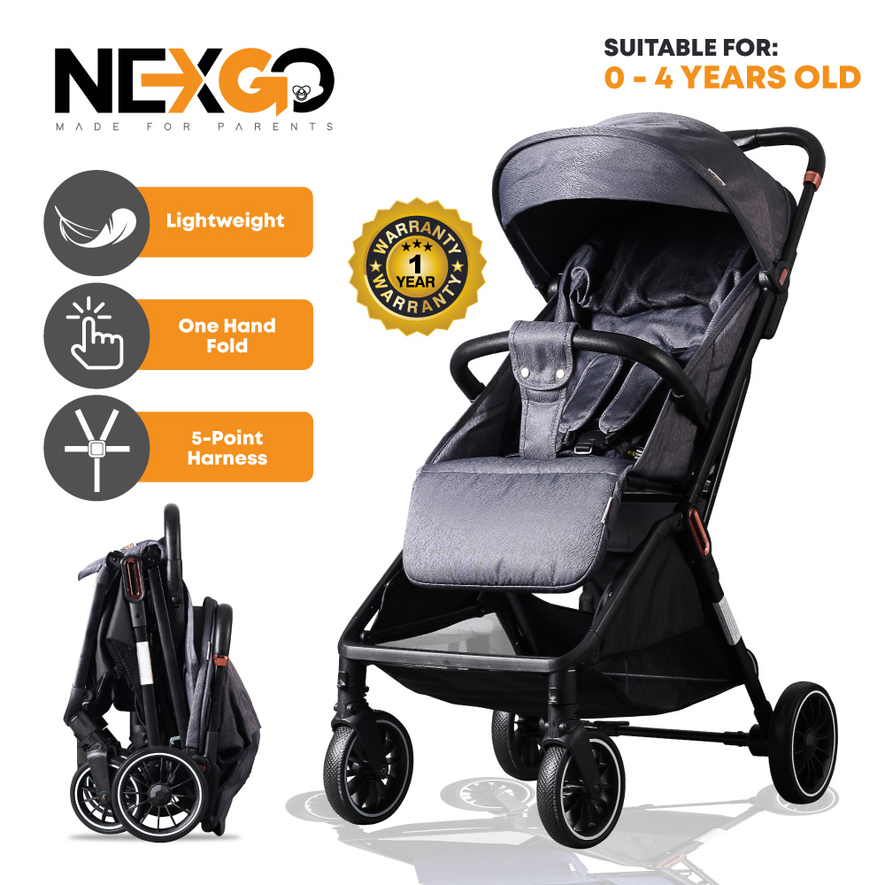 Nexgo Autofold Cabin Size Baby Stroller Lightweight Compact Stroller ...