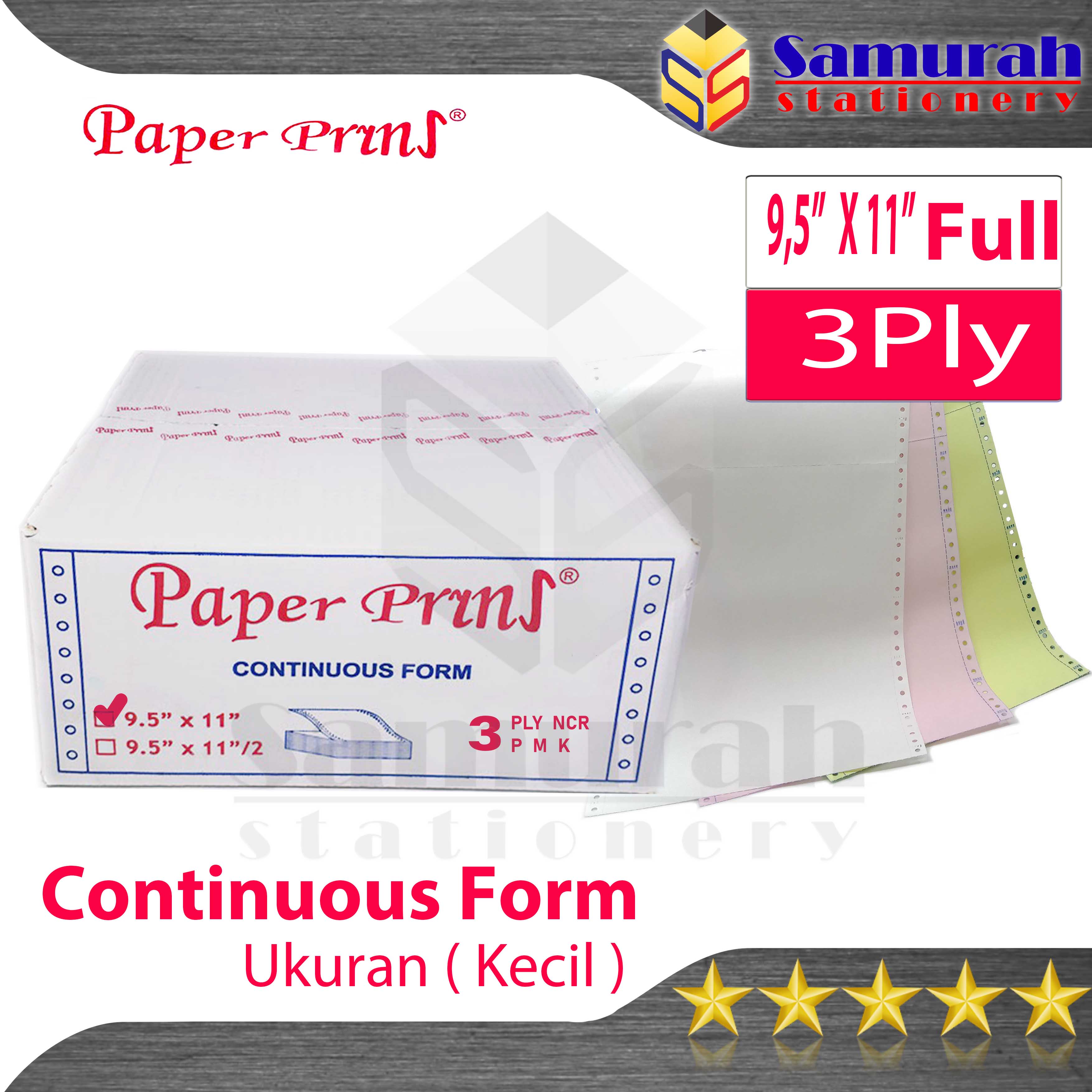 Printing Paper Pallet FirstZi 9-1/2 X 11 Inches NCR Continuous Feed ...