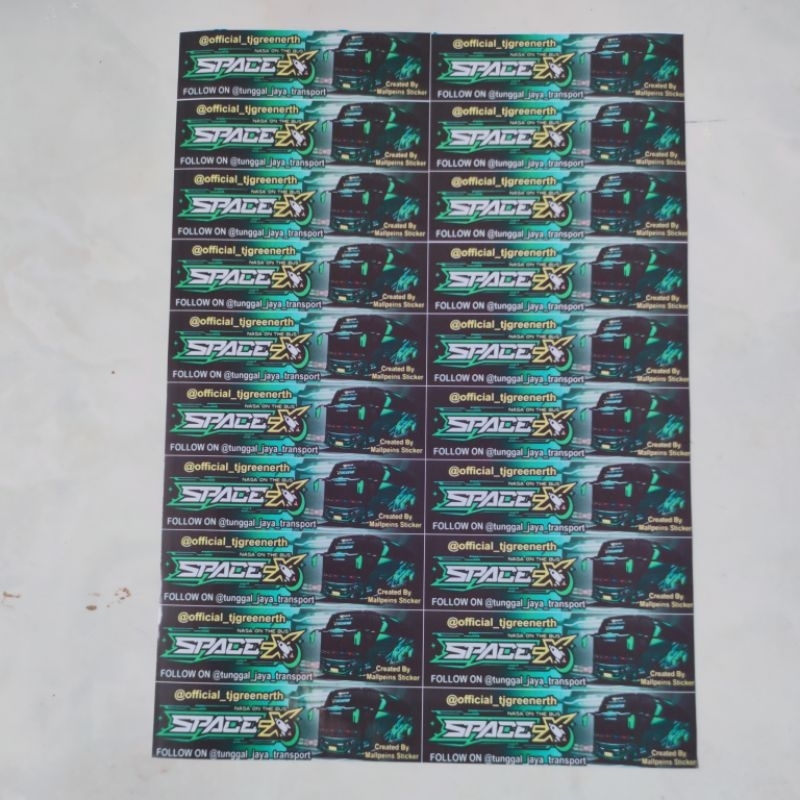 Stiker bus basuri / tempelan sticker buss telolet | Lazada Indonesia