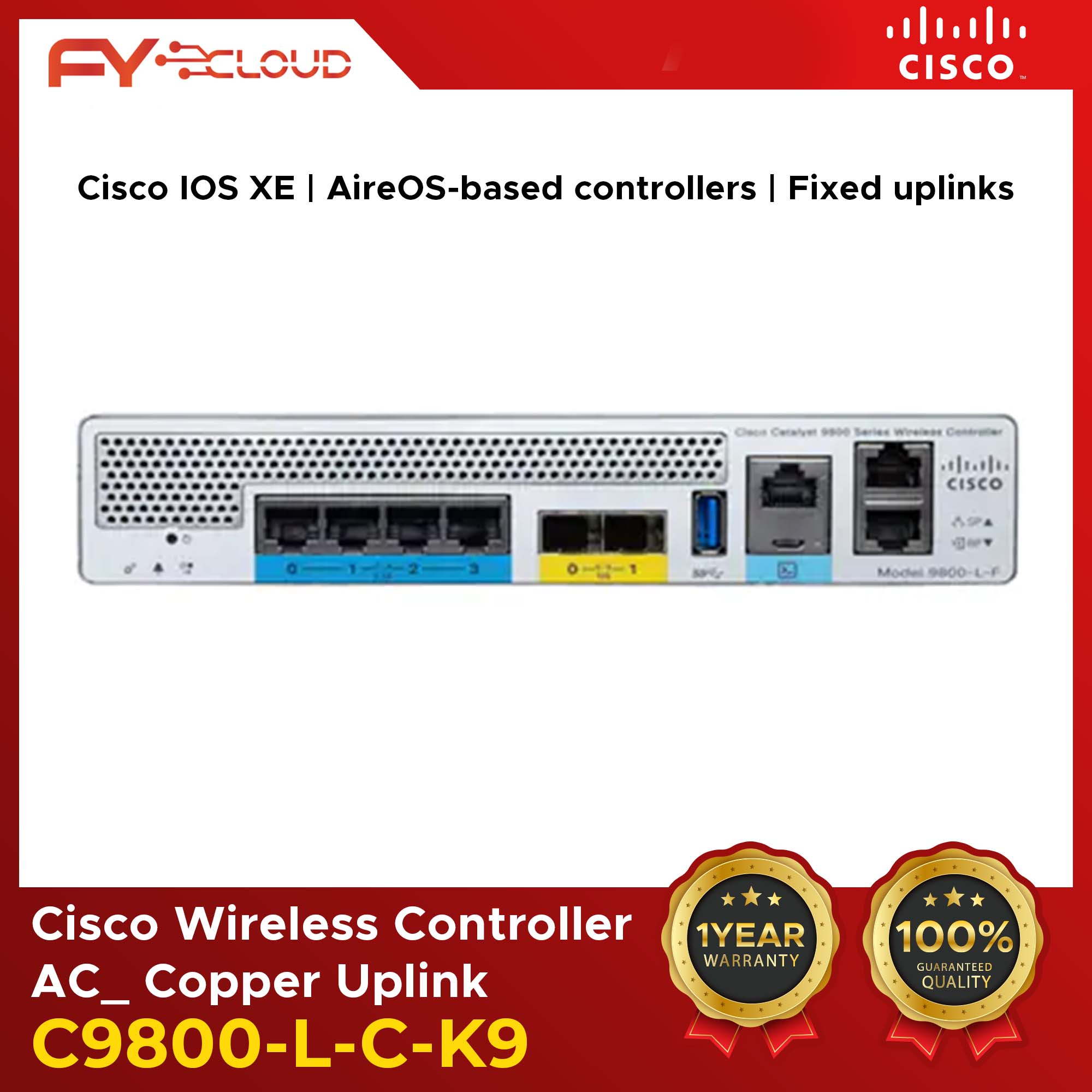 Cisco | Cisco Catalyst 9800-L (Fiber Uplink) Wireless Controller ...