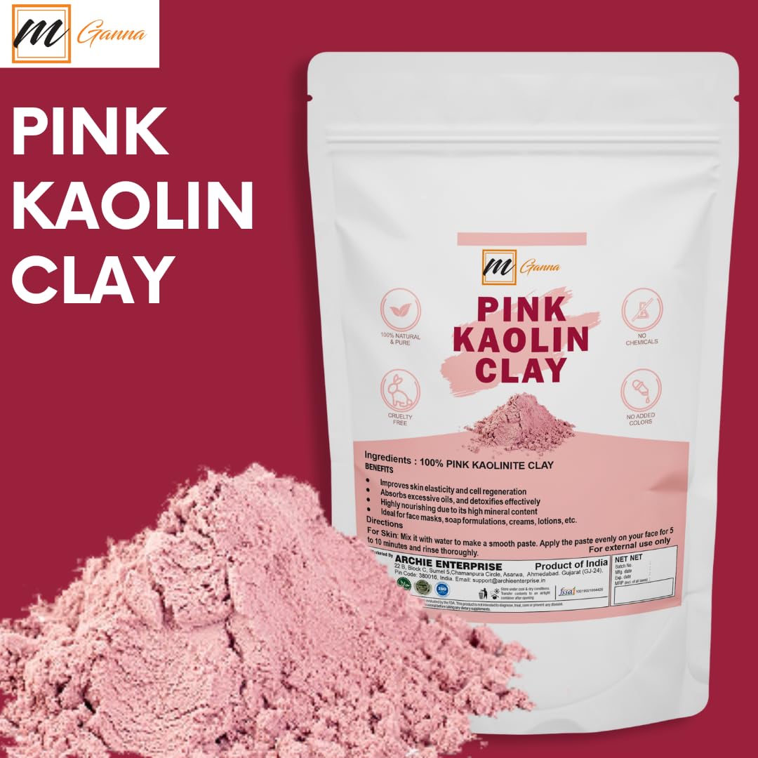 100% Natural Rose Clay/Pink Kaolin Clay Powder 0.5Lbs for Skin | Daraz.pk