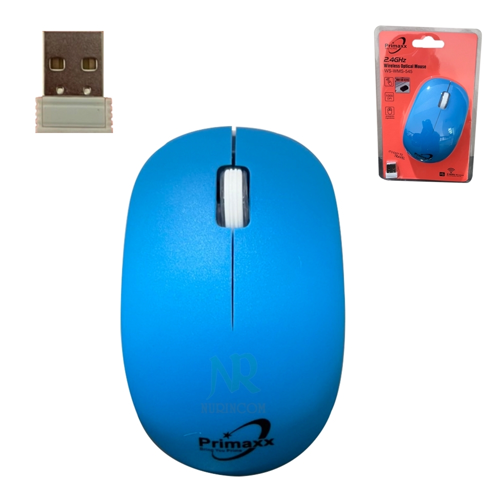 Primaxx WS-WMS-545 Wireless Mouse Optical เม้าส์ไร้สาย สีสวย | Lazada.co.th