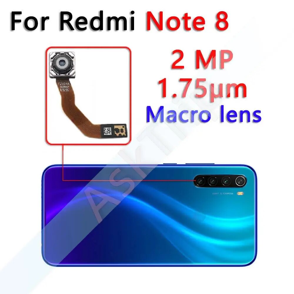 Aiinant Small Front Camera Flex For Xiaomi Redmi Note 8 8A Note8 Pro ...