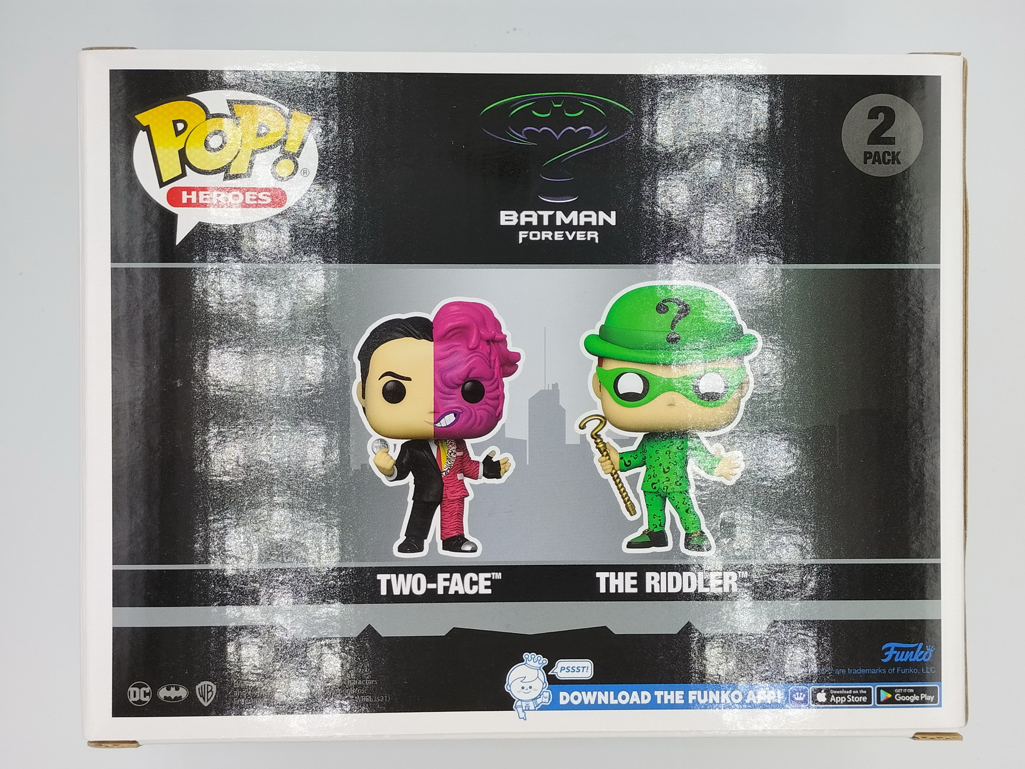 2 Pack Funko Pop DC Batman Forever - Two Face & Riddler [ เรืองแสง ...