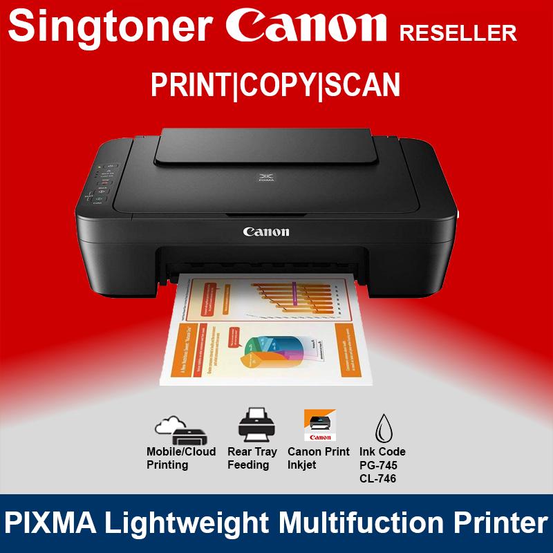 [Local Warranty] Canon PIXMA MG3070S Compact Wireless All-In-One Inkjet ...