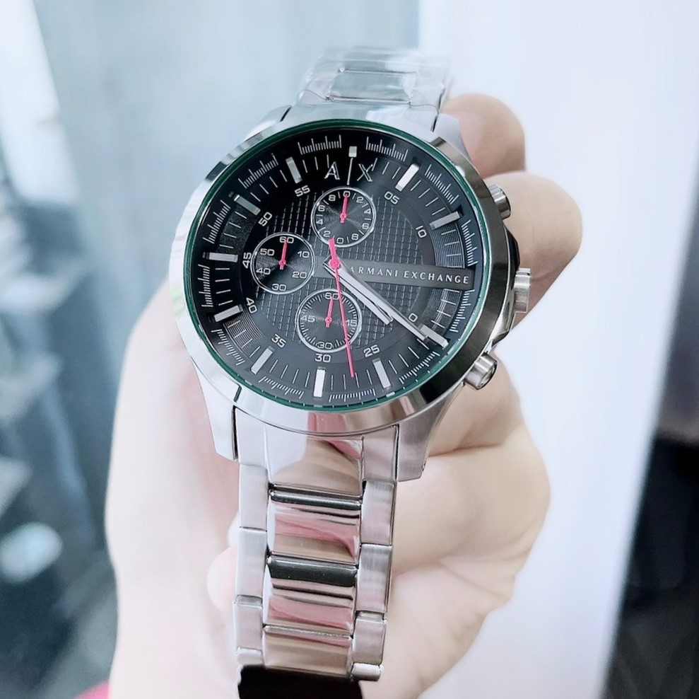 Armani Exchange AX2163 (46mm) Chronograph Stainless Steel Watch - MixASale