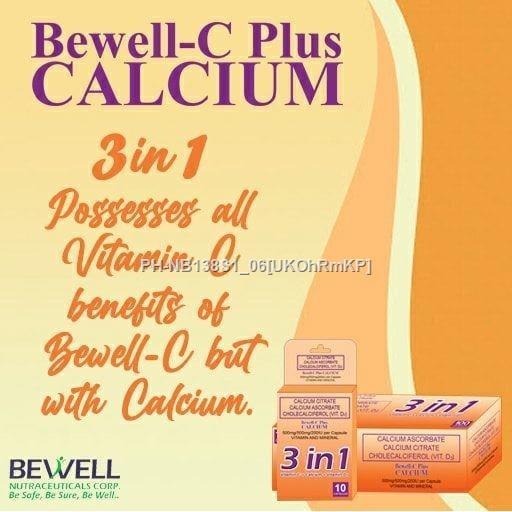 Bewell-C 3 in 1 C Calcium and 500mg | Lazada PH