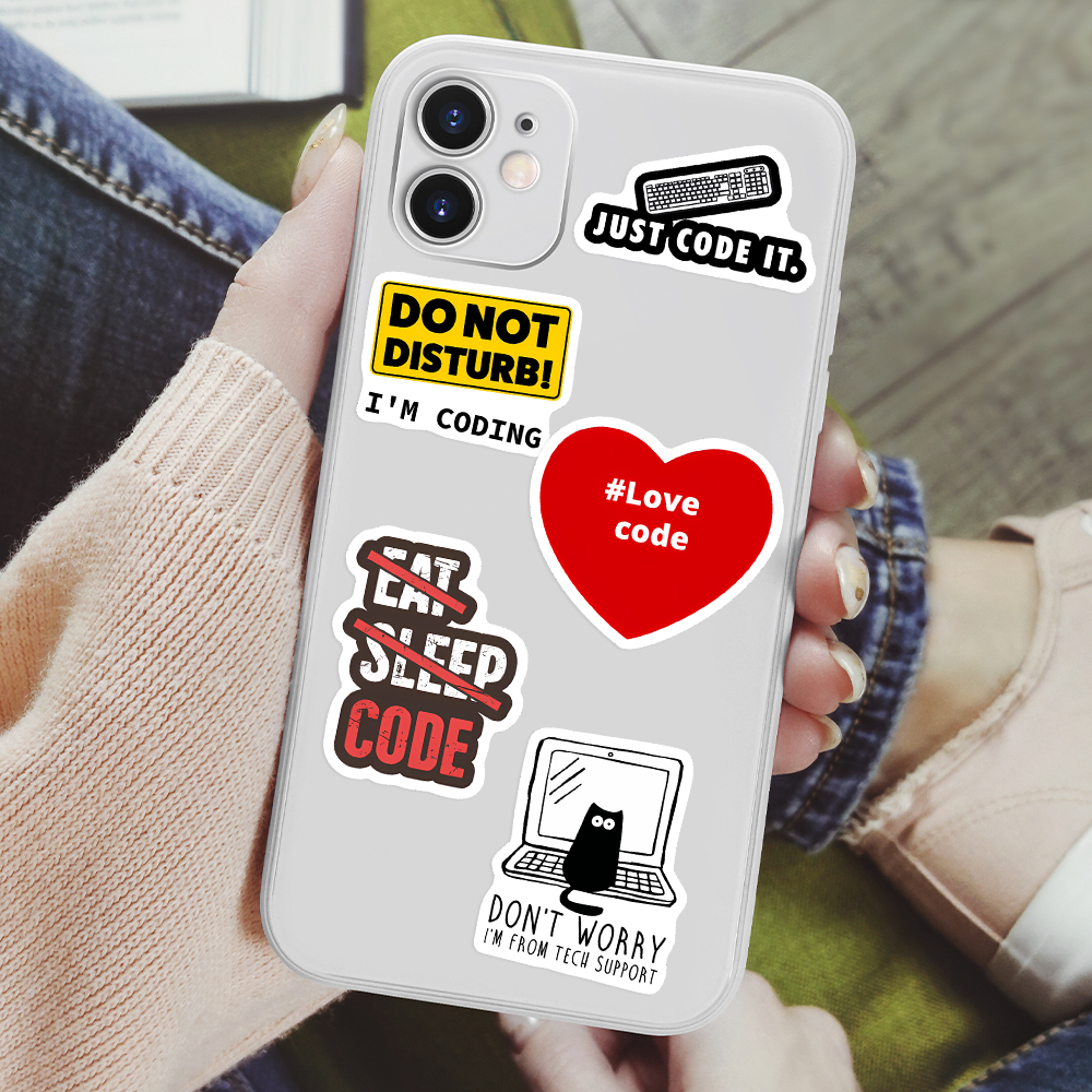 Programming Java Js Php Docker Html Cloud Language Pvc Waterproof For ...