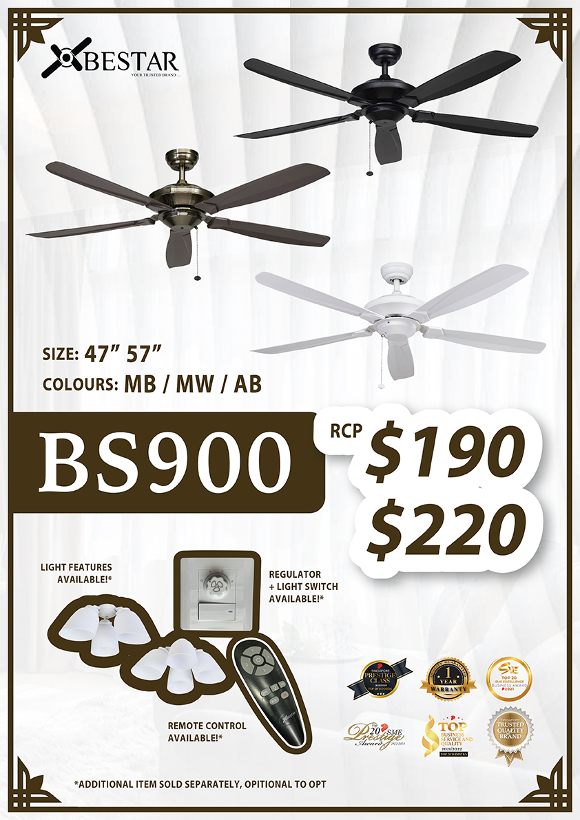 47in / 57in Classic Pulling Ceiling Fan Optional Light Kit and Remote ...