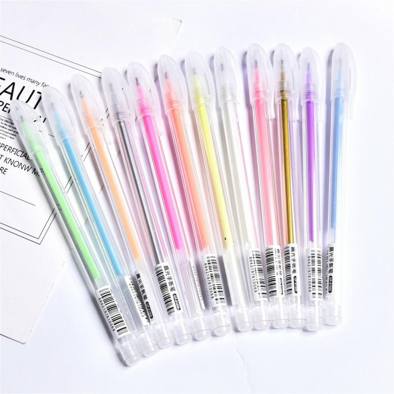 Lolede Multicolour Ballpoint Gel Pens Set Painting Drawing Pen Cover ...