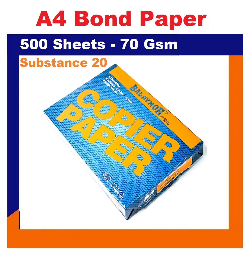 A4 Bond Paper Ream (500 Sheets) | Lazada PH