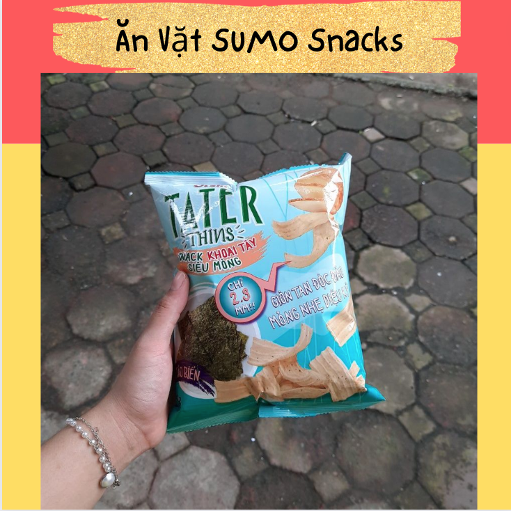 Bim Bim Snack Khoai Tây Siêu Mỏng Vị Tảo Biển Oishi gói 35/40g-Ăn Vặt ...