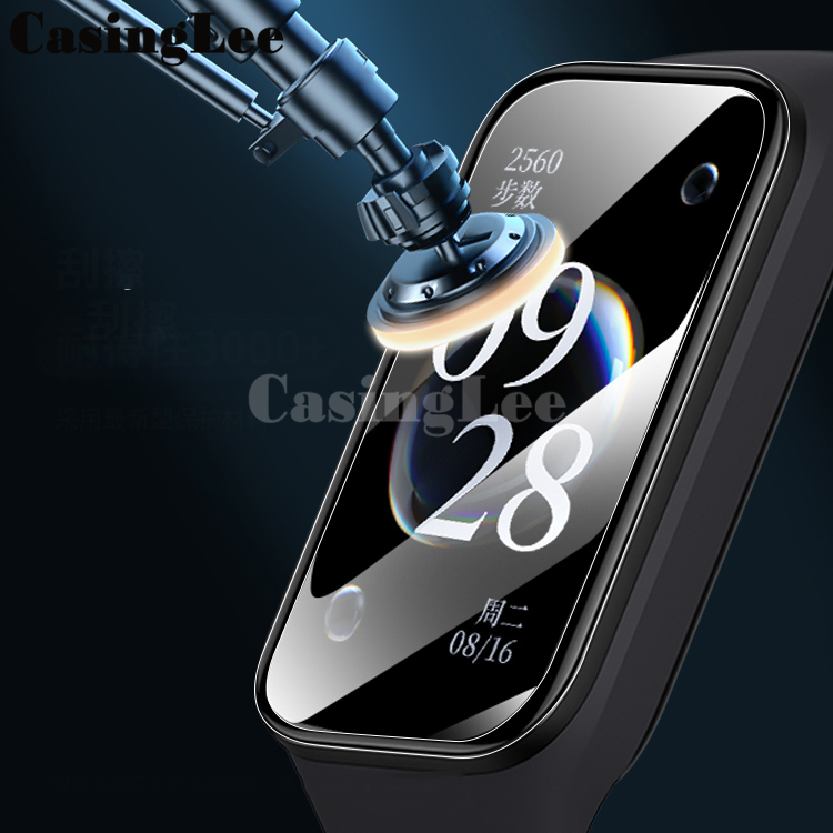 (2 Pieces) for Honor Band 10 3D Tempered Glass Ultrathin Full Screen ...