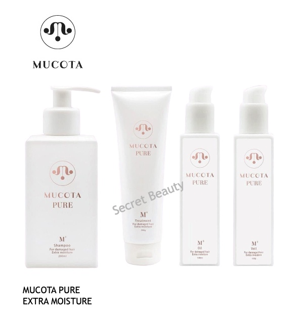 MUCOTA PURE Extra Moisture series - M1 SHAMPOO M2 TREATMENT M3 OIL M4 VEIL | Lazada Singapore