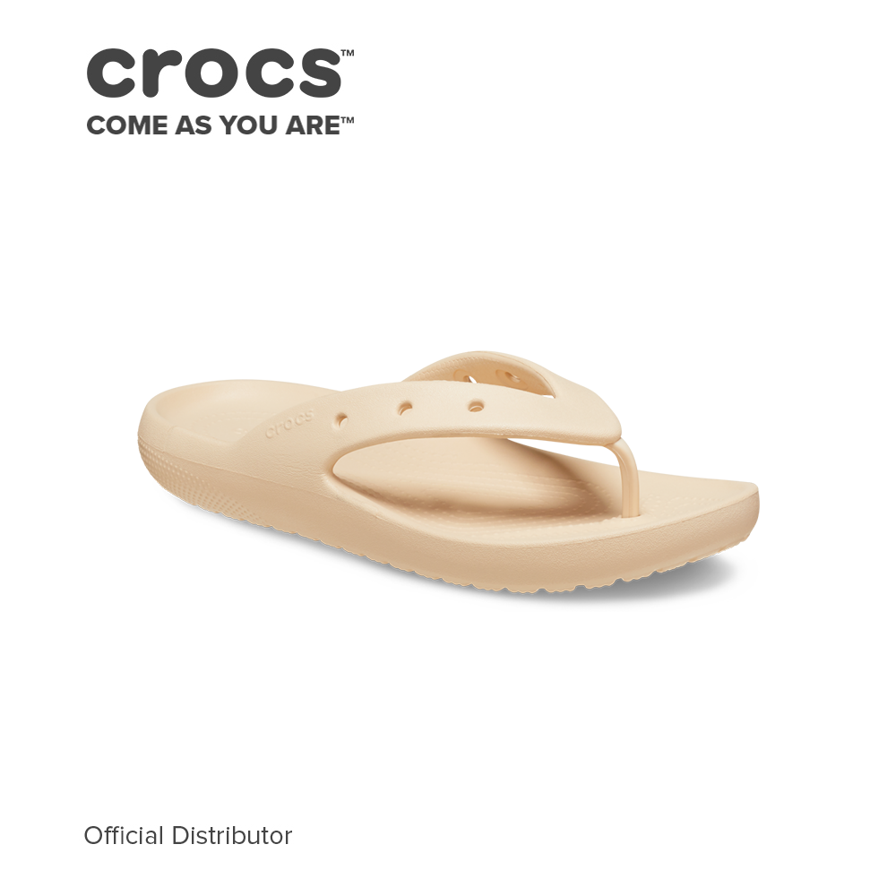 Crocs Unisex Classic Flip V2 in Shitake | Lazada PH