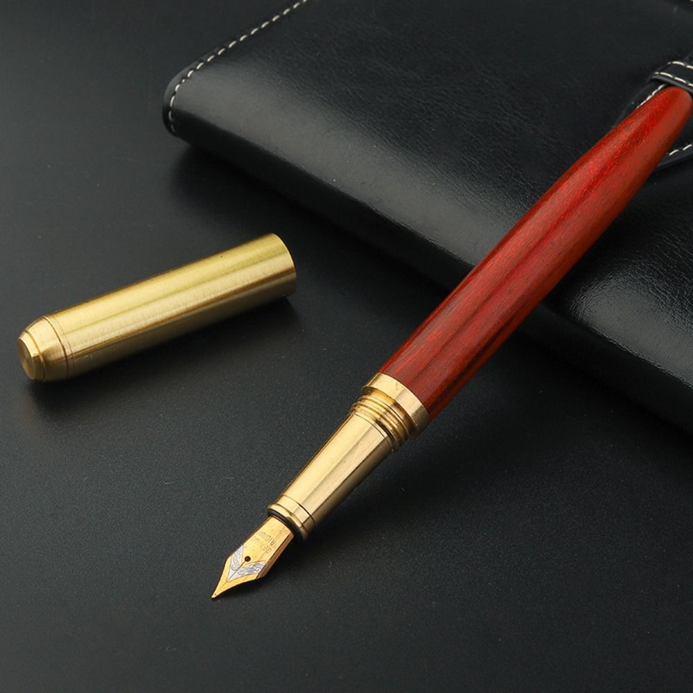 Classic High-end Busines Wood Fountain Pen Exquisite Calligraphy ...