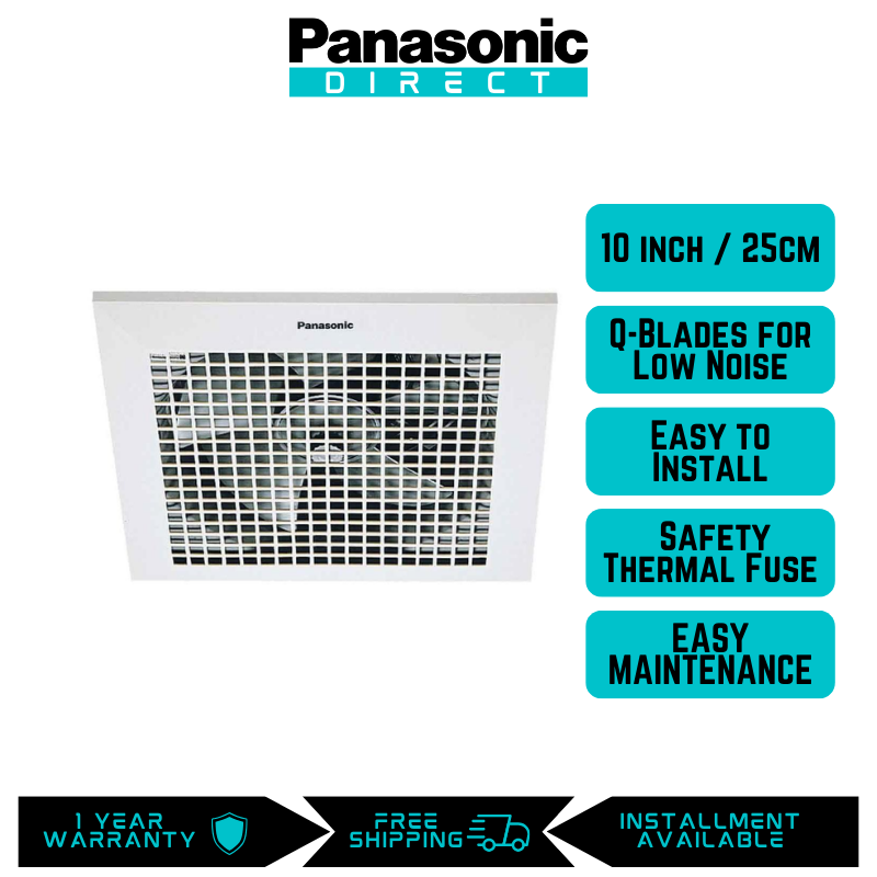 Panasonic Ceiling Mount Ventilating Fan FV-25TGU3 (10 Inch) | Lazada