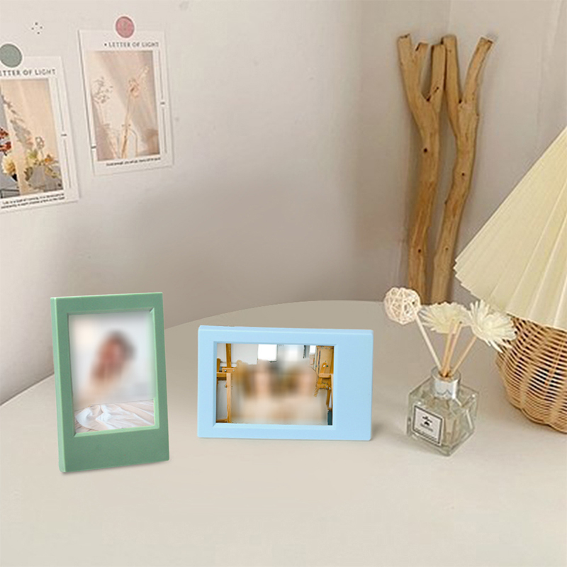 Transparent Photo Stand Scrapbook Mini Photo Frame Photocard Holder ...