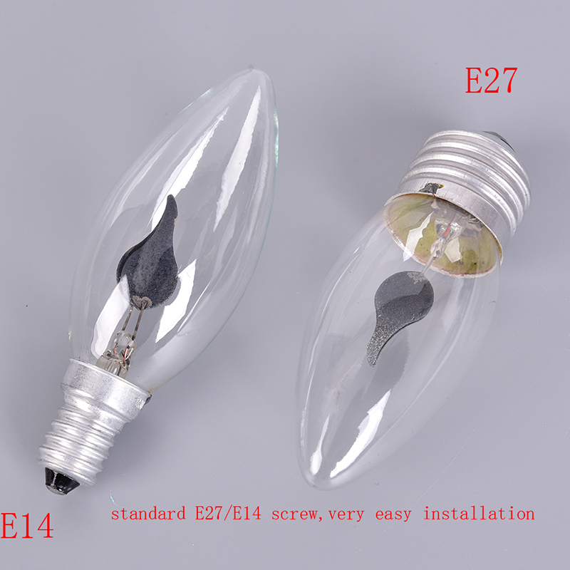 E27 E14 LED Burning Candle Light Fire Effect Decorative Flame Flame ...