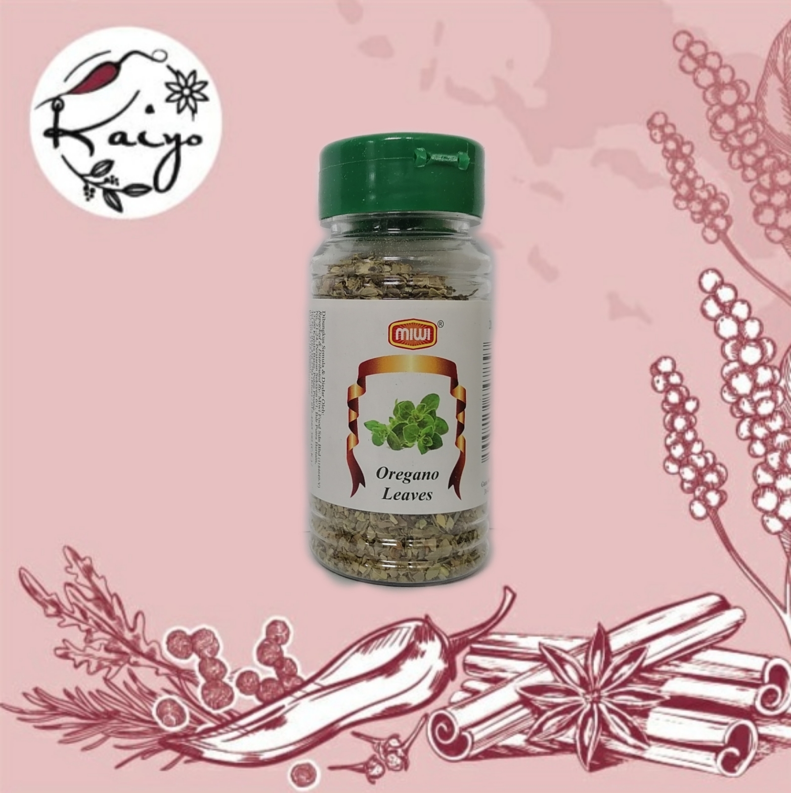 {Miwi} (Halal) Western Food Spices Botol - Oregano Leaves 20g | Lazada
