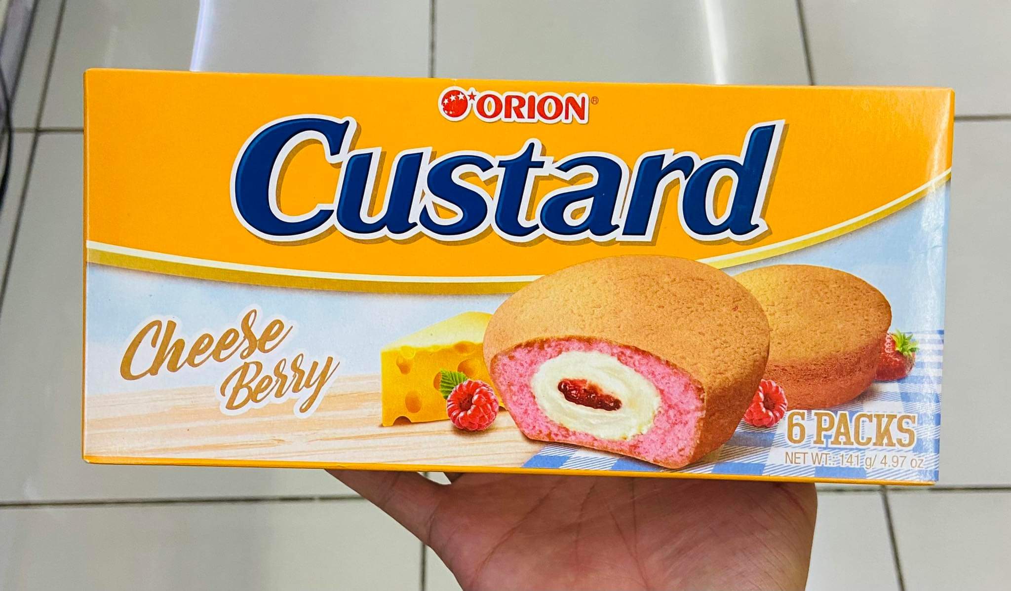 Lotte / Orion Custard Soft Cake 6Packs 141g / 138g ️ | Lazada PH