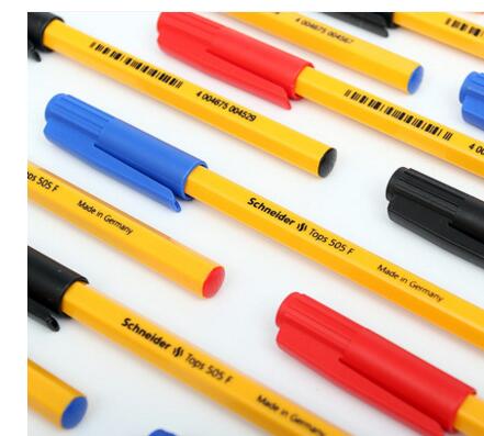 【PureVibe】Schneider TOPS ball-point Pen Hexagonal Smooth Atom Pen ...