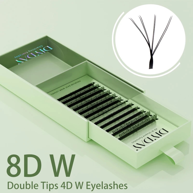DIYDAY W Shape Eyelashes Extensions W Shaped Bloom 3d 4d 5d 6d 7d 8d ...