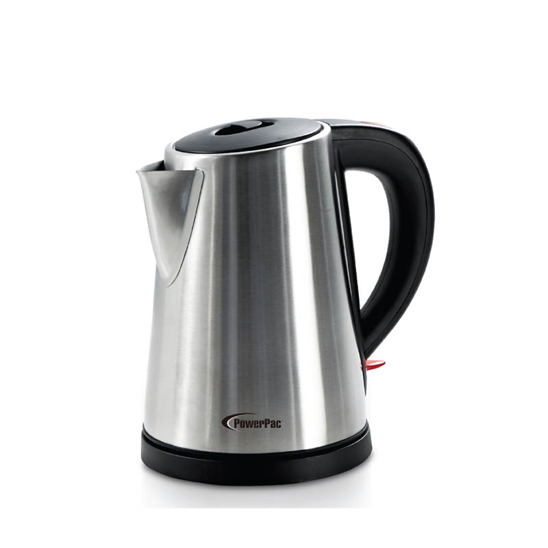PowerPac Cordless Kettle Jug Stainless Steel. Cordless Jug 1.0L ...