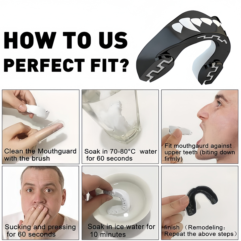 【SmartHorizon】Sports Mouth Guard Teeth Protector Adults Junior EVA ...