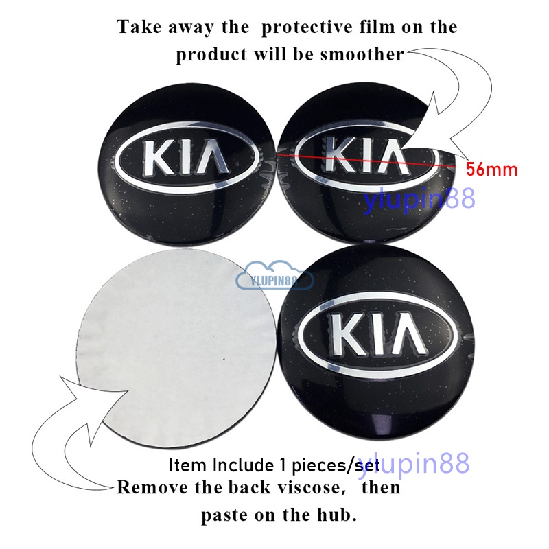 4pcs Car Wheel Center Hub Cap Cover Auto Emblem Badge Wheel Rim Hub Cap ...