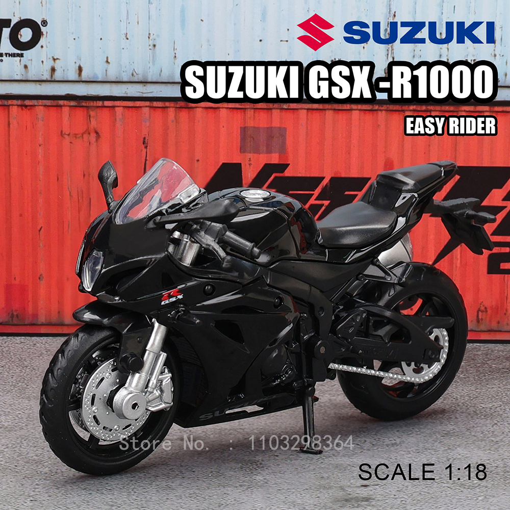 MSZ 1:18 Kawasaki Ninja H2R GSX-R1000 YAMAHA YZF-R1 Classic Motorcycle ...