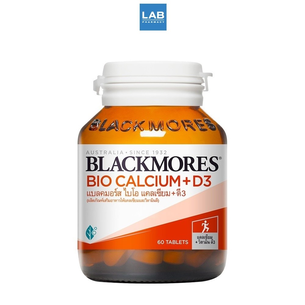 Blackmores Bio CalciumD3 60 Tablets แบลคมอร์ส ไบโอ แคลเซียมดี3 ...