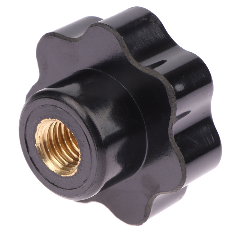 M5 M6 M8 M10 M12 M16 Plum Bakelite Hand Tighten Nuts Handle Thread Star ...