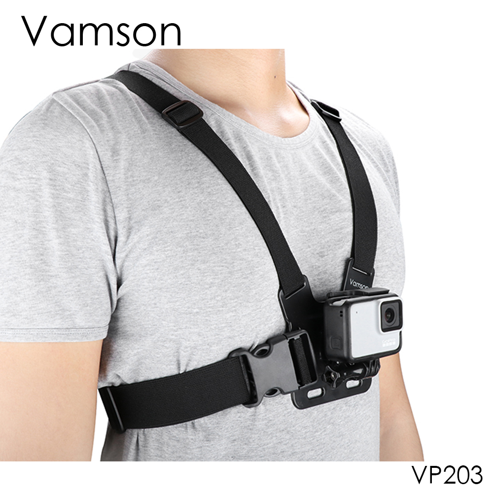 Vamson For 9 Accessories Chest Strap Belt Body Tripod Harness Mount For ...