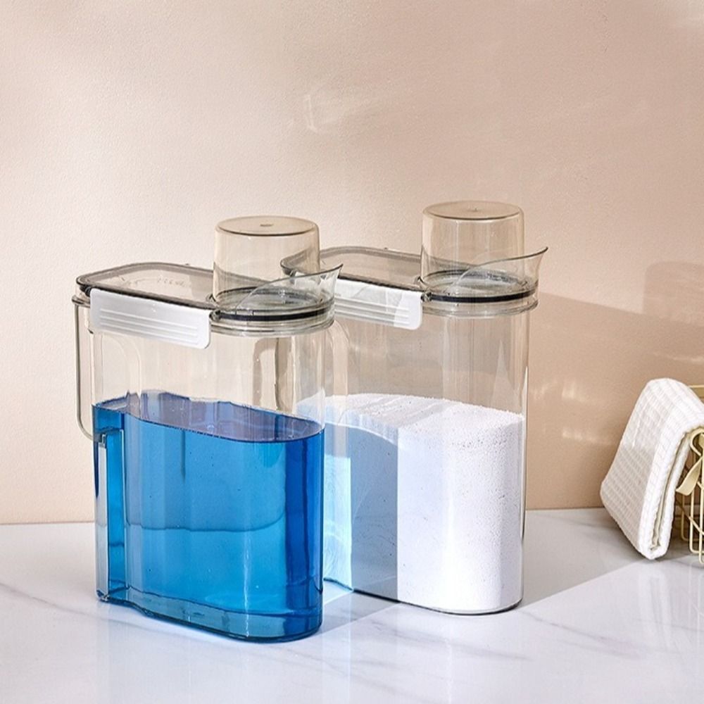 Washing Liquid Container 3L Laundry Detergent Dispenser Transparent ...