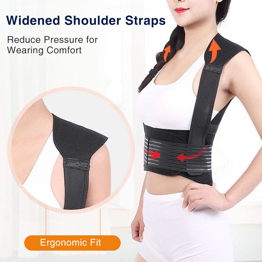 Uonevic New style Tourmaline Shoulder Lumbar Back Support Magnets Self ...