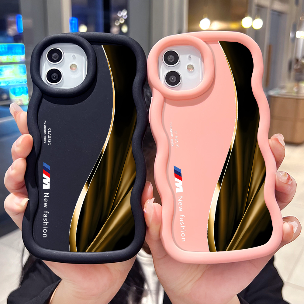 UCUC for OPPO A58 4G Back Cover Auto Golden Line Creative Candy Color ...