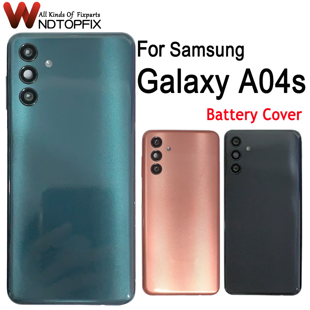 【EcoDealsq】6.5" For Samsung Galaxy A04s Battery Back Cover Rear Door ...