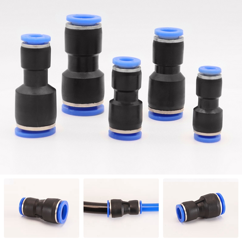 Pneumatic Fittings Plastic Quick Reducing Air Connector Pg 4mm 6mm 8mm ...