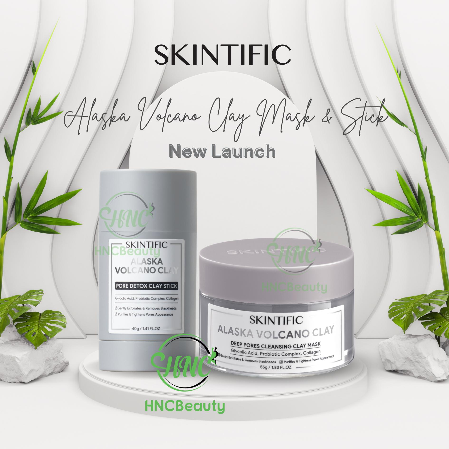 {BPOM} SKINTIFIC Alaska Volcano Pore Detox Clay Mask Stick 40g / Deep Pores Cleansing Mud Masker ...