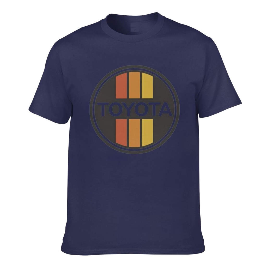 Retro Style Toyota Vintage Logo Graphic Men's Cotton T-Shirt - MixASale