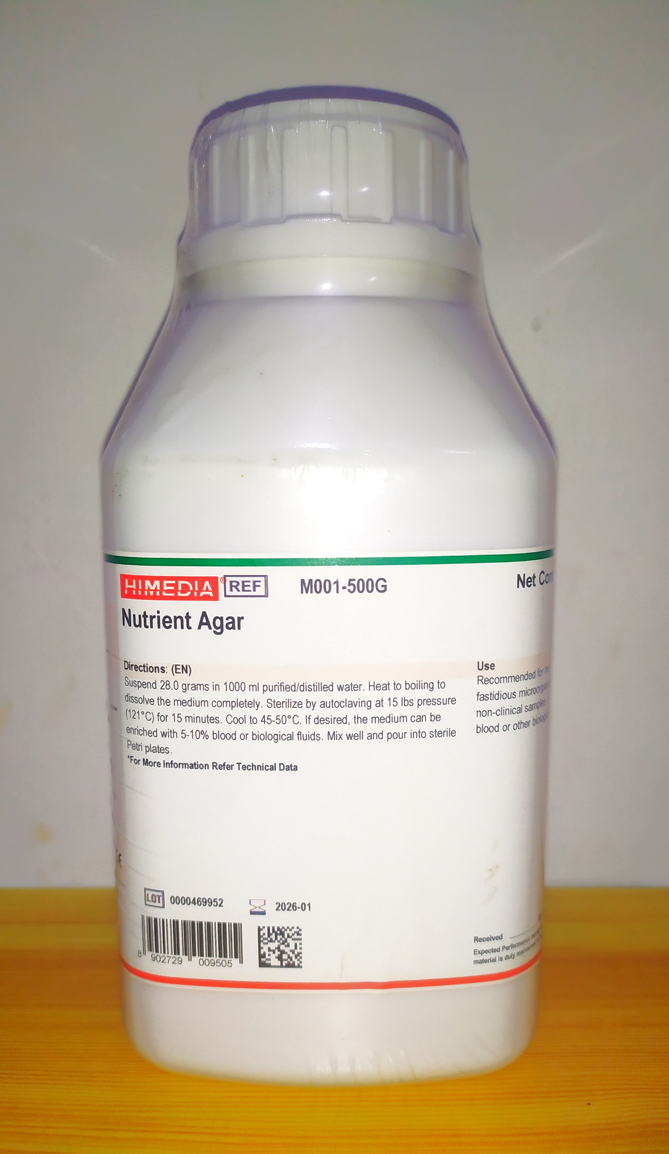 HIMEDIA Nutrient Agar 500g For Microbiology | Lazada PH