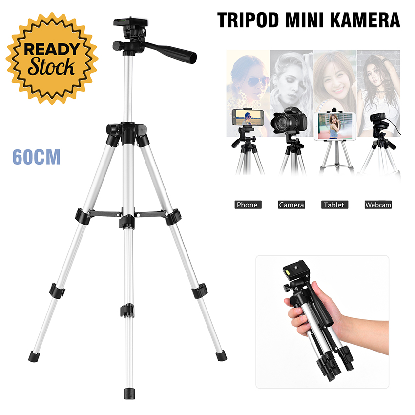 Tripod Mini Profesional untuk Kamera Digital 60CM KJ-001 Tripot Stand ...