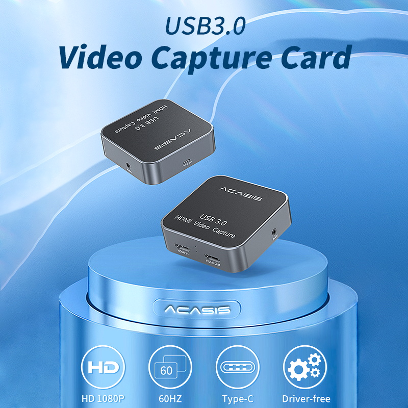 ACASIS HDMI to USB3.0 HD Video Capture Card HDMI 4K60 Input to HDMI ...