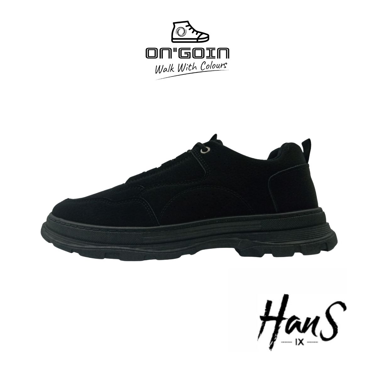 Hans IX Lace Up Mid Top Sneaker Casual Men Shoes Size EU 40-45 By ...