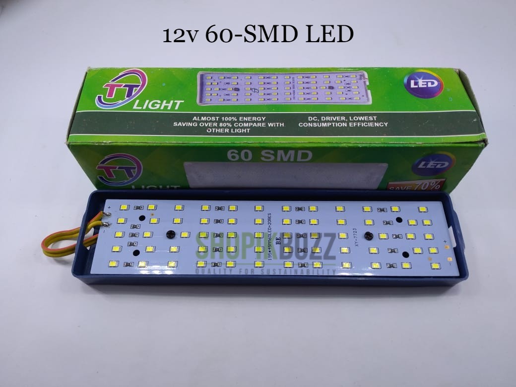12v DC Led Light 60-SMD 24w Power High Bright Light | Daraz.pk