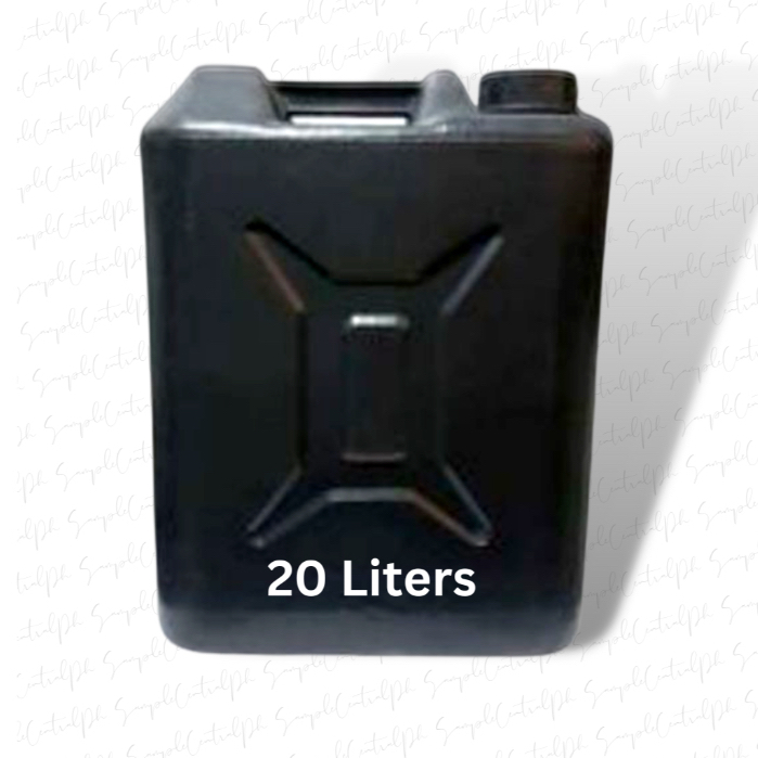 Industrial grade 20 Liters Container carbouy Square (Black) - Versatile ...