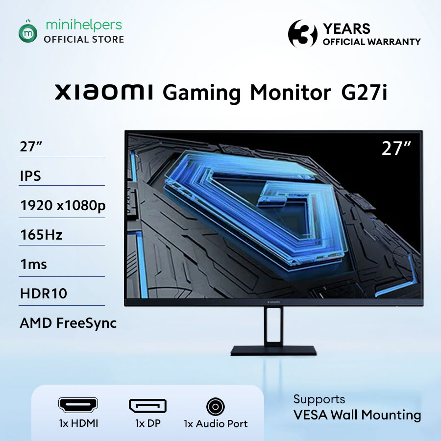 Xiaomi Monitor G27i Gaming Monitor IPS LCD 27 inch 165Hz 1ms GTG ...