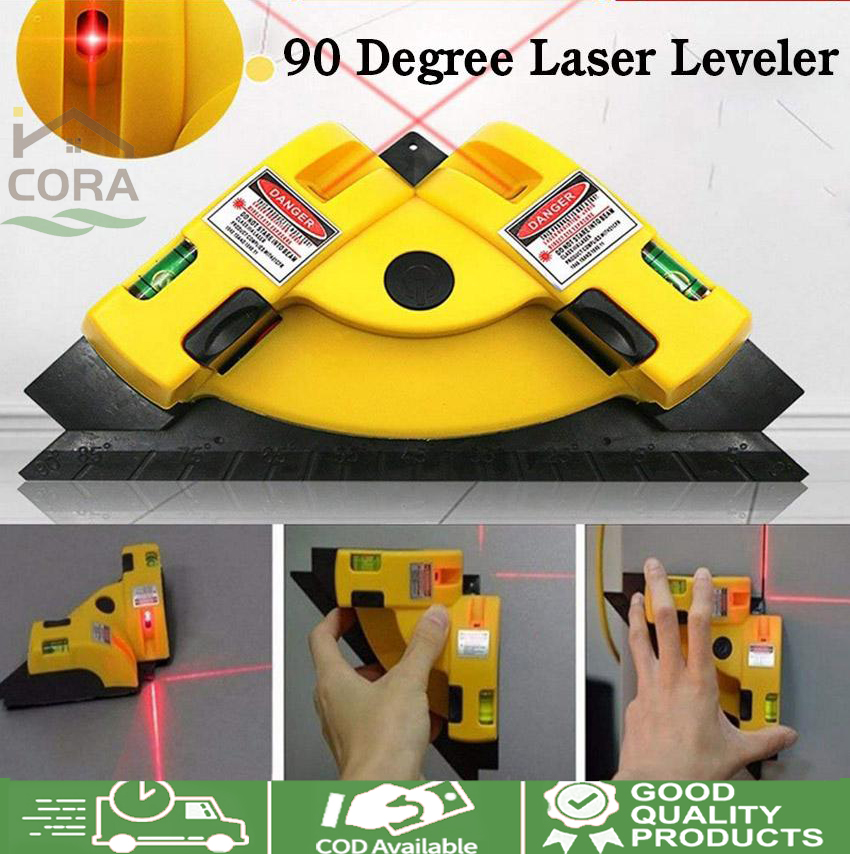 [Ready Stock]90 Degree Right Angle Laser Laser Ruler Horizontal ...