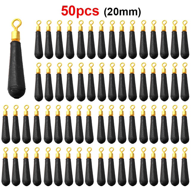 10-50pcs Drift Fishing Floats Copper Head Rubber Bobber Fishing Float ...
